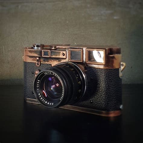 Classic Antique Brassing Leica M3 Camera