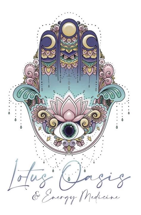 Louts Hamsa Wallpaper Mystical Hamsa Hand Mandala Tapestry Wall