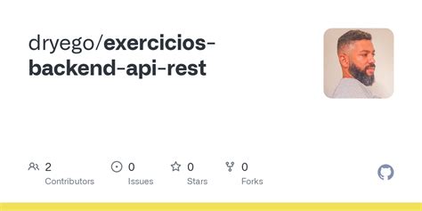 GitHub Dryego Exercicios Backend Api Rest