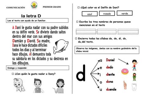 Hojas De Trabajo Cortas Con La Letra E Para Primer Grado