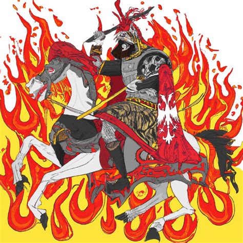 Miloš Obilić Ducifer Drawings And Illustration Fantasy And Mythology Mythology Other