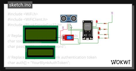 Water Level Automation Vikas Wokwi Esp32 Stm32 Arduino Simulator
