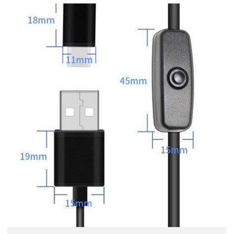 Usb C Cable With On Off Switch M X Robotics In Canada