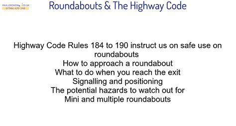 Lesson 01 Roundabouts And The Highway Code Lets Go Video Lessons