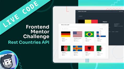 Live Code Frontend Mentor Rest Countries Api Youtube
