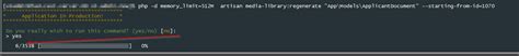 Media Library Regenerate Doesn T Seem To Respect Starting From Id Issue Spatie