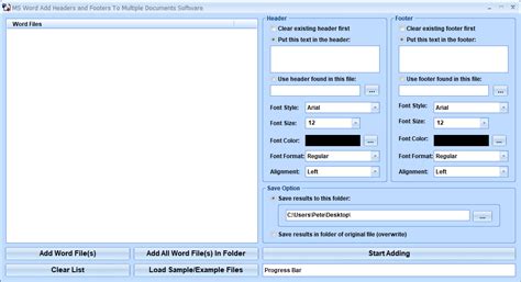 Ms Word Add Headers And Footers To Multiple Documents Software