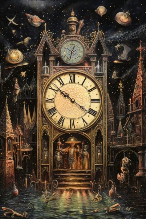 New Years Eve Countdown Clock At Midnight Stock Illustration