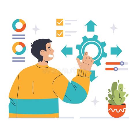 scalability concept illustration flat vector illustration stock vector