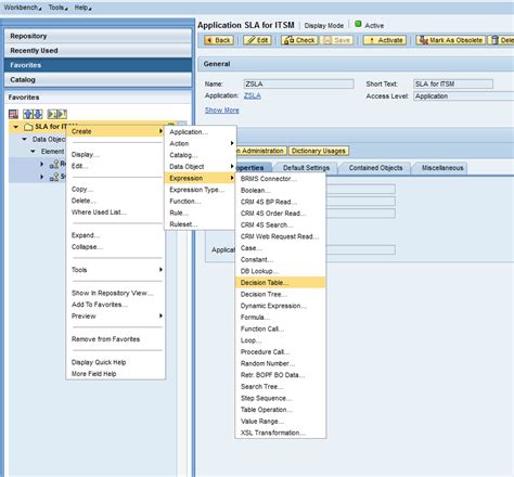 Sla On Itsm Using Brfplus And Decision Tables For Sap Community