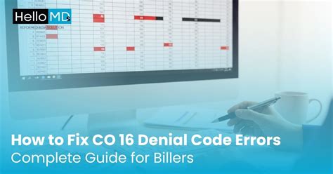 How To Fix Co 16 Denial Code Errors Complete Guide For Billers