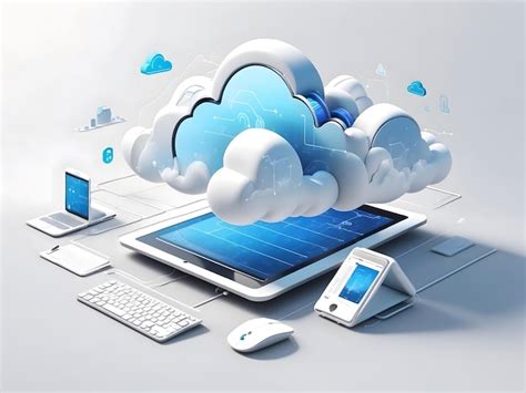Premium Ai Image The Concept Of Cloud Computing And Remote Data Storage Understanding Its