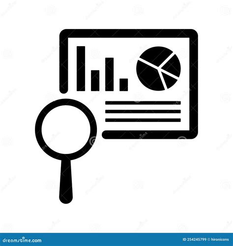 Chart Graph Analytics Icon Black Vector Graphics Stock Vector