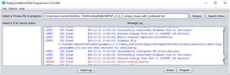 intermittent issues while programming da14531 using pro development kit