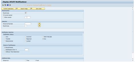 PC M ANZDEUEV SAP Tcode List DUEVO Notifics