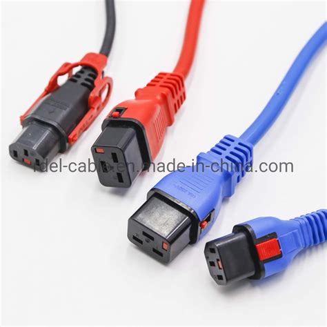 PC PDU Power Cord C19 To C20 Locking Blue CPU PDU Power Cord C14 To C13 10 Locking
