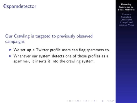 Detecting Spammers On Social Networks