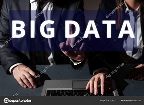 Conceptual Caption Big Data Conceptual Photo Sets Complex Traditional Software Stock Photo
