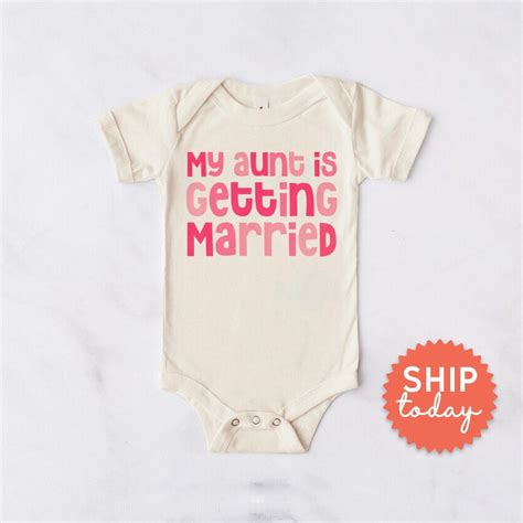 Bella Canvas With My Aunt Is Getting Married Aunt Engagement Announcement Cute Bridal Party