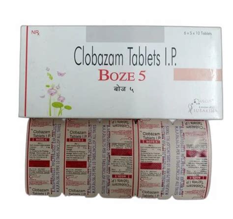 5mg Clobazam Tablet Ip At Rs 14 75 Strip Clobazam Tablets In Surat Id 2850497898412