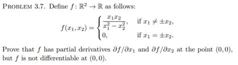 Solved Problem 37 Define F R2r As Follows If X Tr2