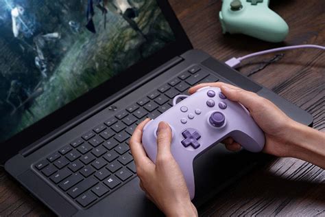 8bitdo Ultimate C Wired Controller Purple Edition Windowsandroid