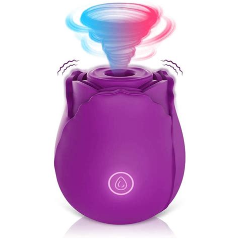 Rose Vibrator For Women Clitoral Sucking Stimulator Usb Rechargeable
