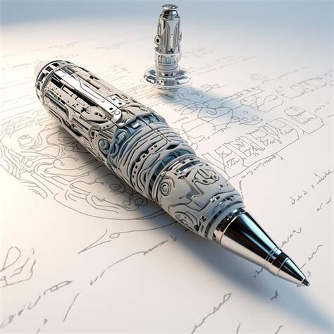 Premium Ai Image 3d Rendering Of Pen