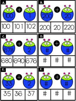 Editable Math Task Cards Addition Subtraction Multiplication Division