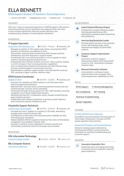 IT Support CV Examples Guide For 2025