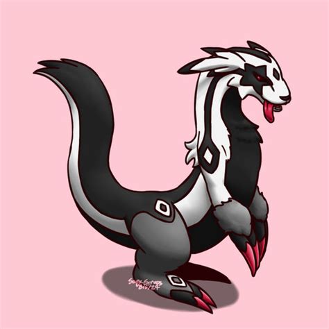 Galarian Linoone Digimon V2 By Sarythewolf On Deviantart