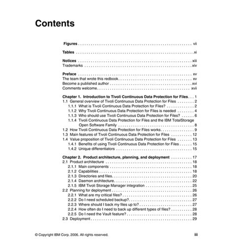 Deployment Guide Series Tivoli Continuous Data Protection For Files