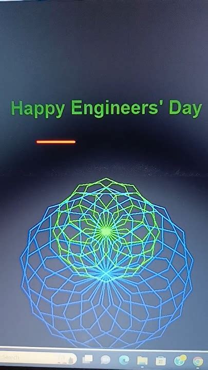 Happy Engineers Day Using Python🖥️engineering Coding