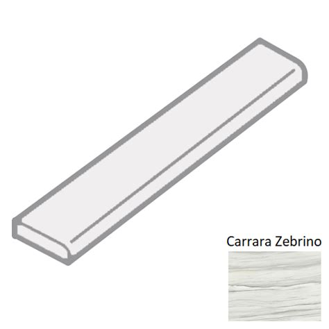 Iris Carrara Select 20 Carrara Zebrino Honed Bullnose Lowest Price