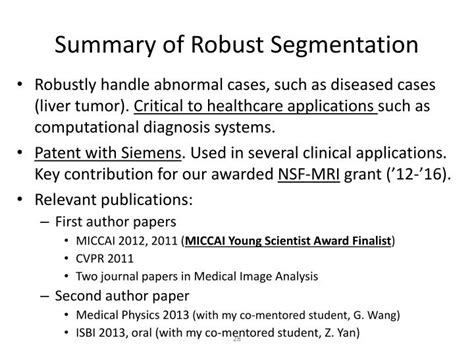 Ppt Towards Robust Medical Image Segmentation Powerpoint Presentation