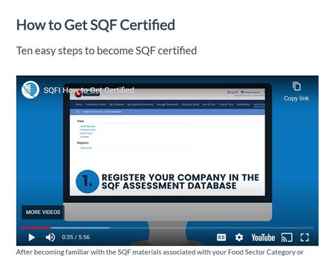 Sqf Institute On Linkedin 10 Easy Steps To Start Sqf Certification More Resources In The Sqf Help…