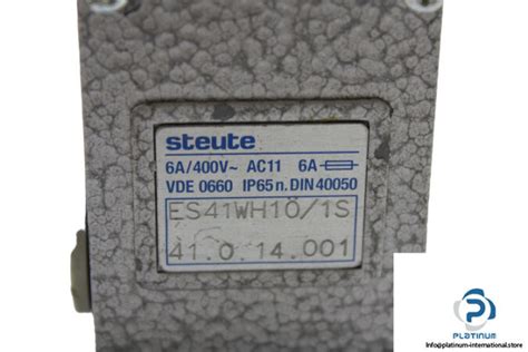 Steute Es41wh10 1s Position Switch Platinum International