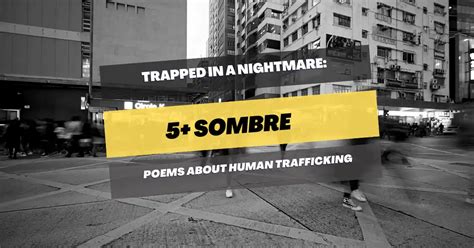 Poems About Human Trafficking Pick Me Up Poetry