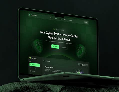 Hacker Cyber Security Landing Page Behance