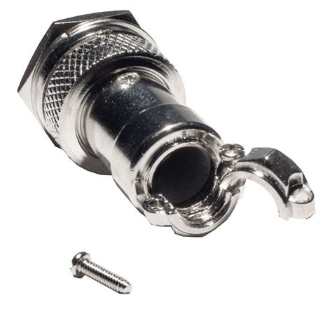 Conector Mike 4 Vias Femea P Cabo B And V Componentes