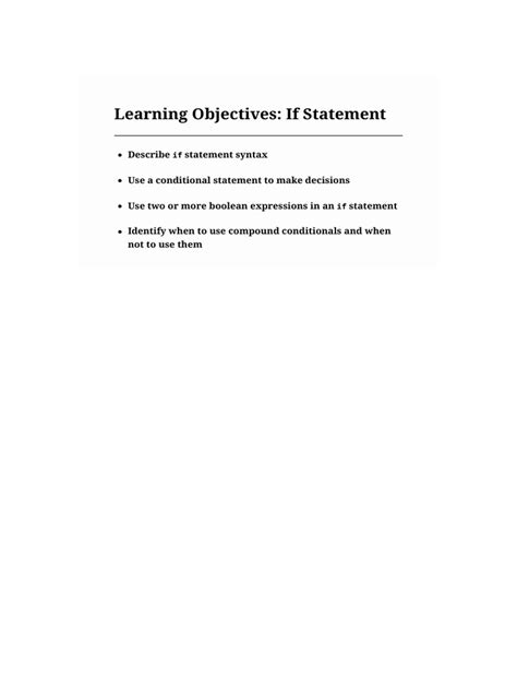 Cpp If Statement Pdf Computer Science Software Development