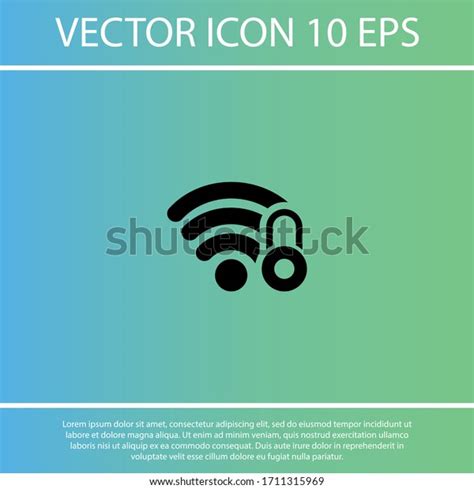 Wifi Security Wifi Icon Locked Wifi Stock Vector Royalty Free Shutterstock