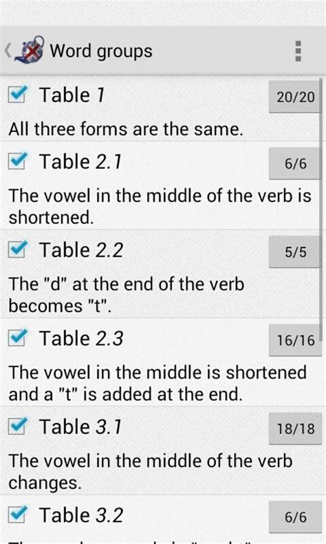 Irregular Verbs Apk For Android Download