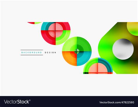 Circle Pattern Background Abstract Backgrounds Vector Image
