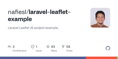 github nafiesl laravel leaflet example laravel leaflet js project