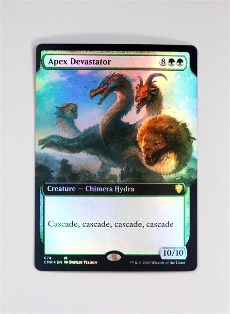 Apex Devastator Extended Art 674 Foil From Commander Legends Cmr Mtg
