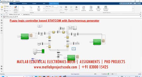 Fuzzy Logic Controller Based Statcom With Synchronous Generator