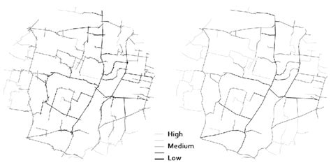 3 Example Of Axial Map Left And Segment Map Right For Global