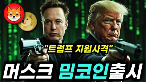 시바이누 코인 머스크의 역사적인 발표입니다 도지코인 베이비도지코인도 해당된다 Youtube