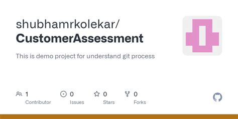 GitHub Shubhamrkolekar CustomerAssessment This Is Demo Project For Understand Git Process
